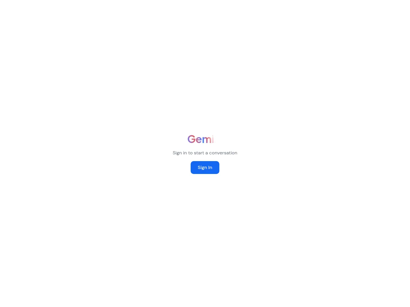 Gemini Chat Replica