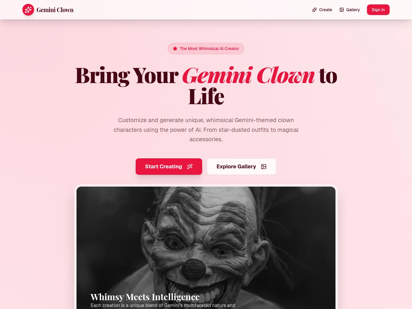 Gemini Clown Creator
