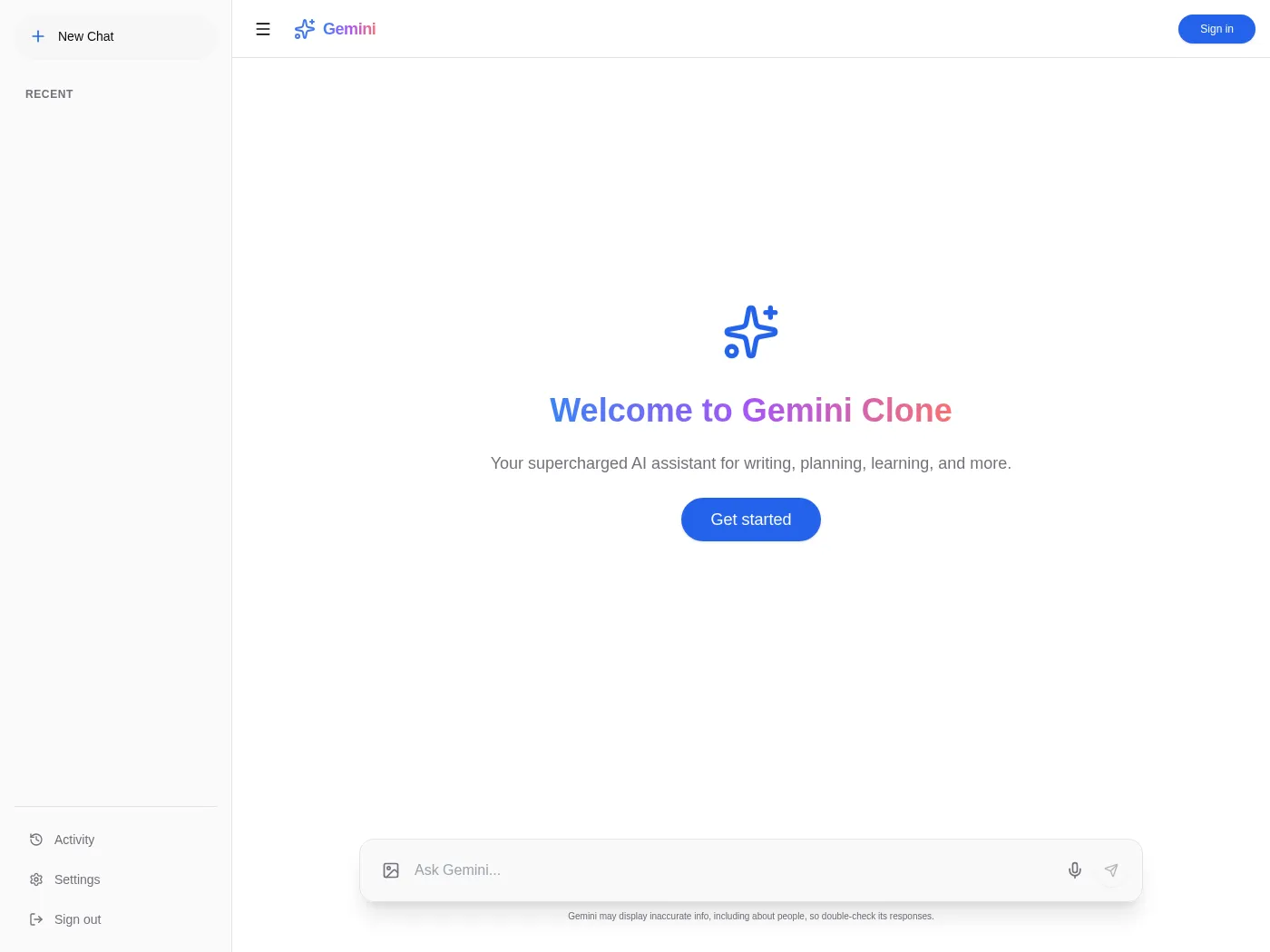 Gemini Free Clone