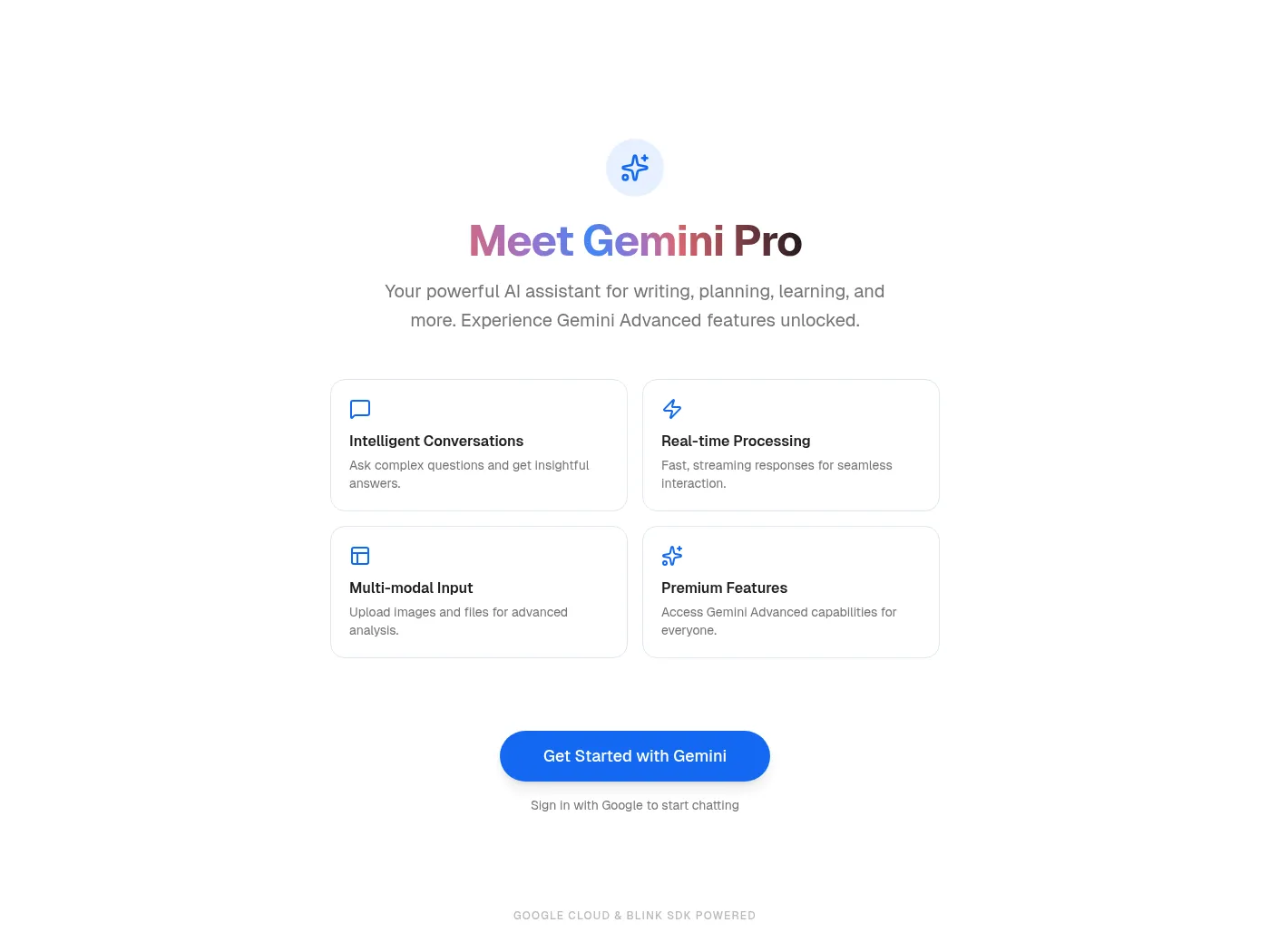 Gemini Pro Clone