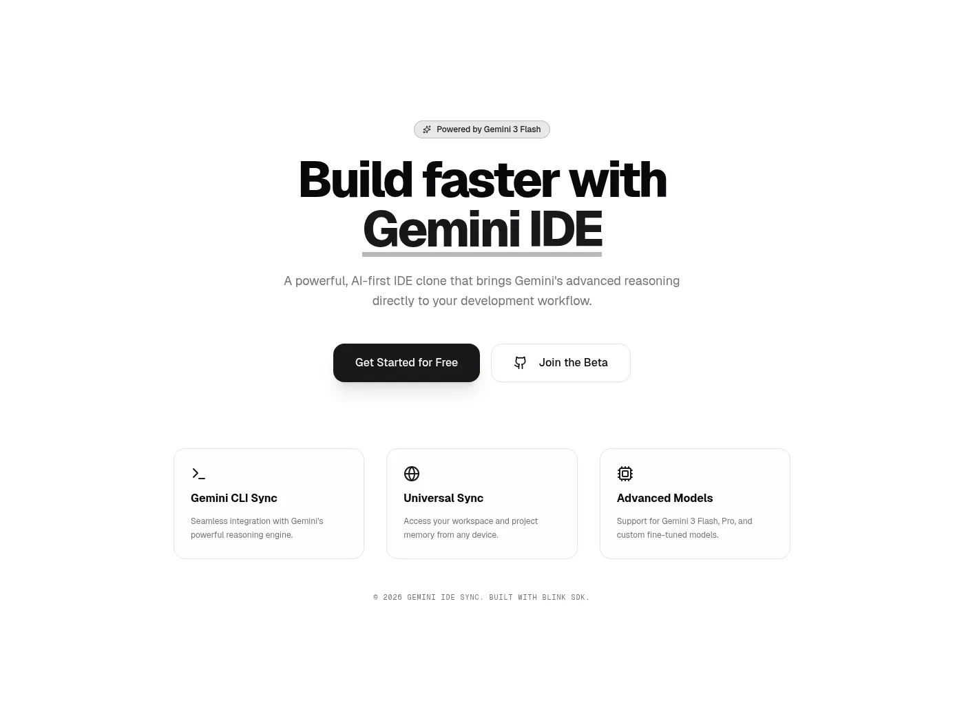 Gemini IDE Sync