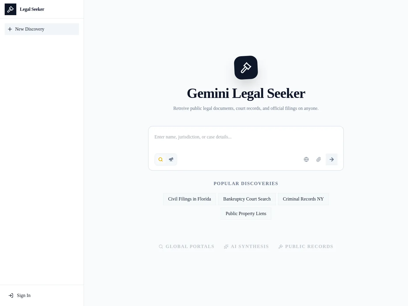 Gemini Legal Seeker