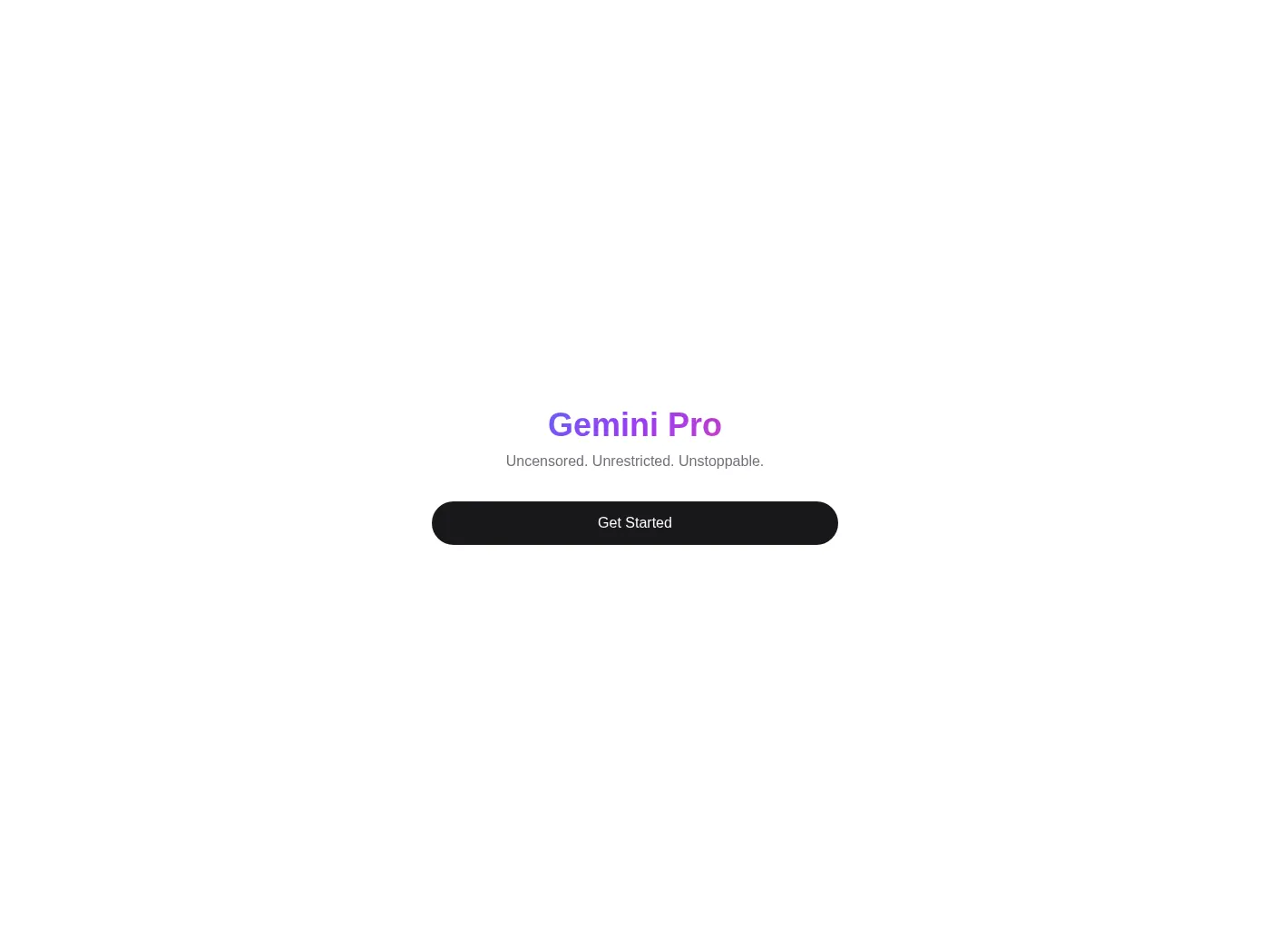 Gemini Pro Uncensored