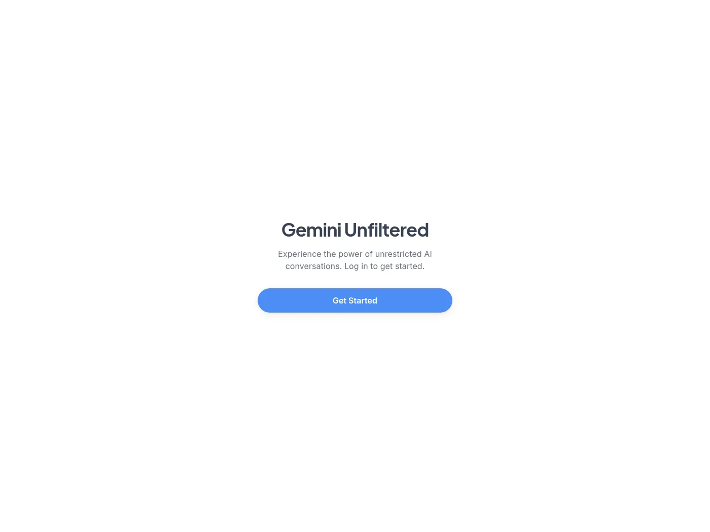 Gemini Unfiltered AI