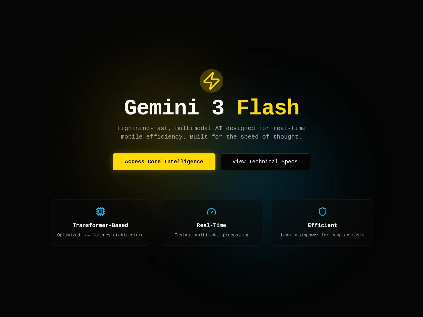 Gemini 3 Flash AI