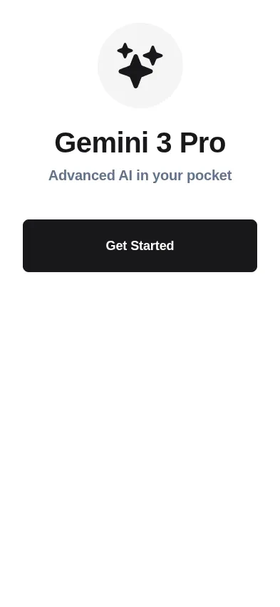 Gemini 3 Pro Chat