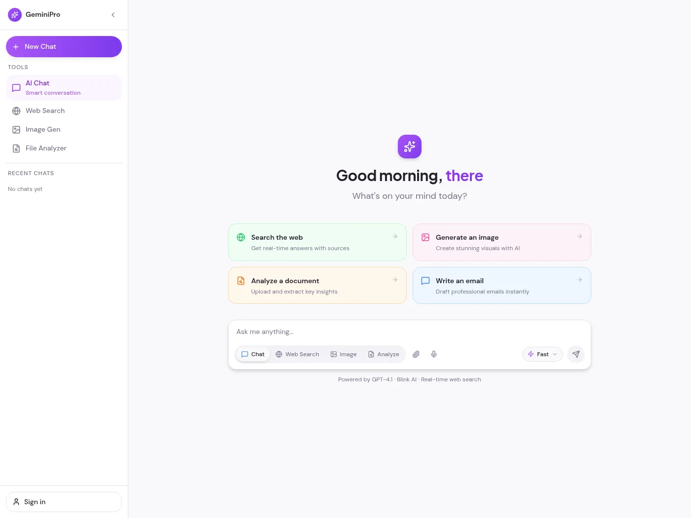 GeminiPro AI Assistant