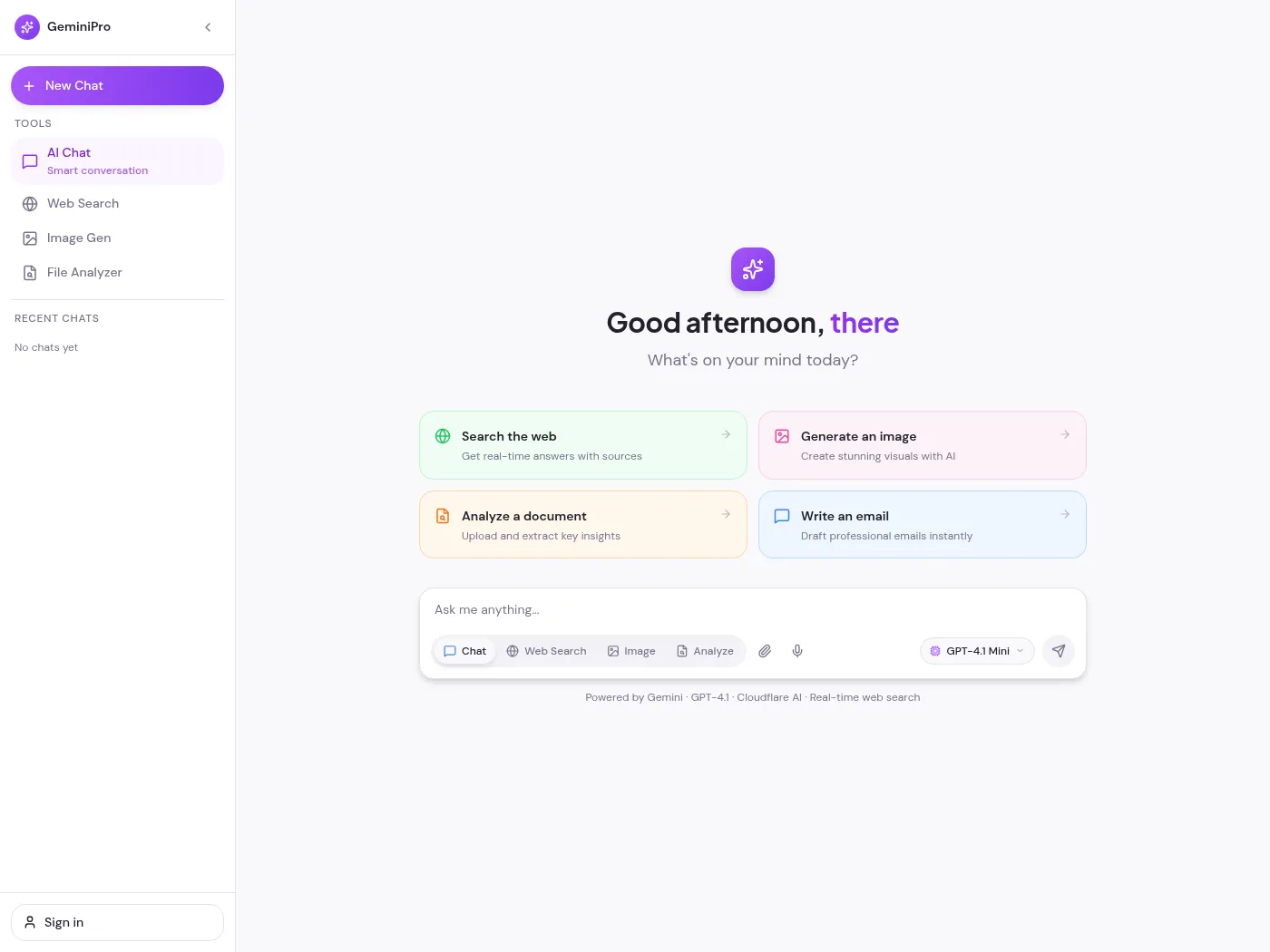 GeminiPro AI Suite
