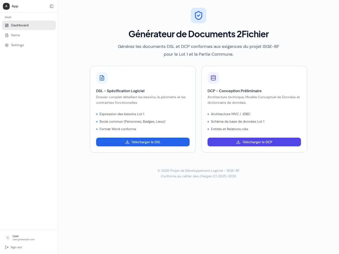 Dossier Générateur 2Fichier