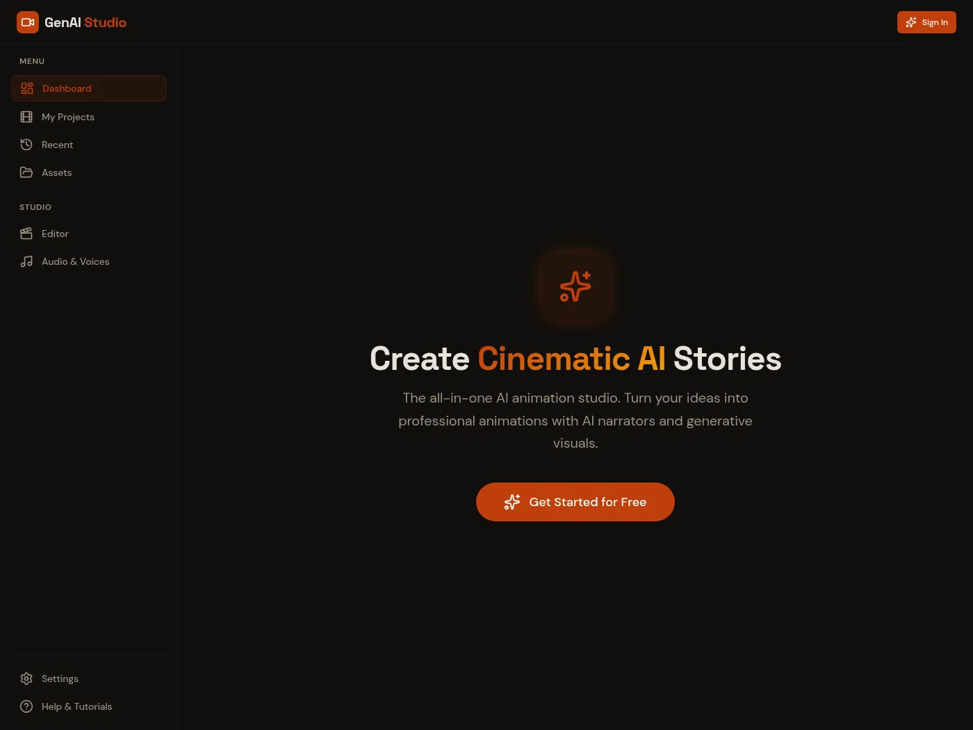 GenAI Animation Studio