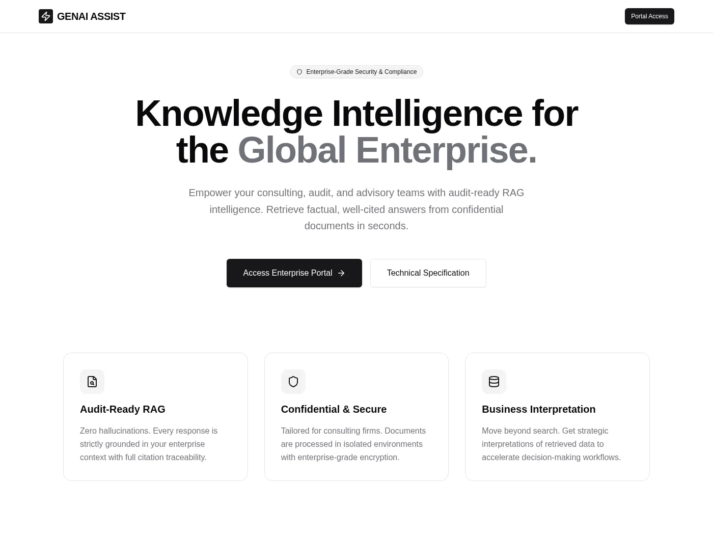 GenAI Enterprise Assistant