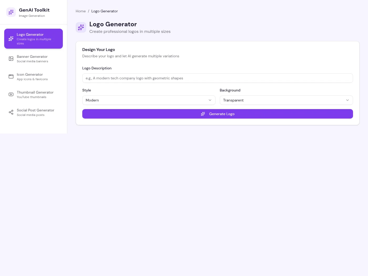 GenAI Logo & Banner Toolkit