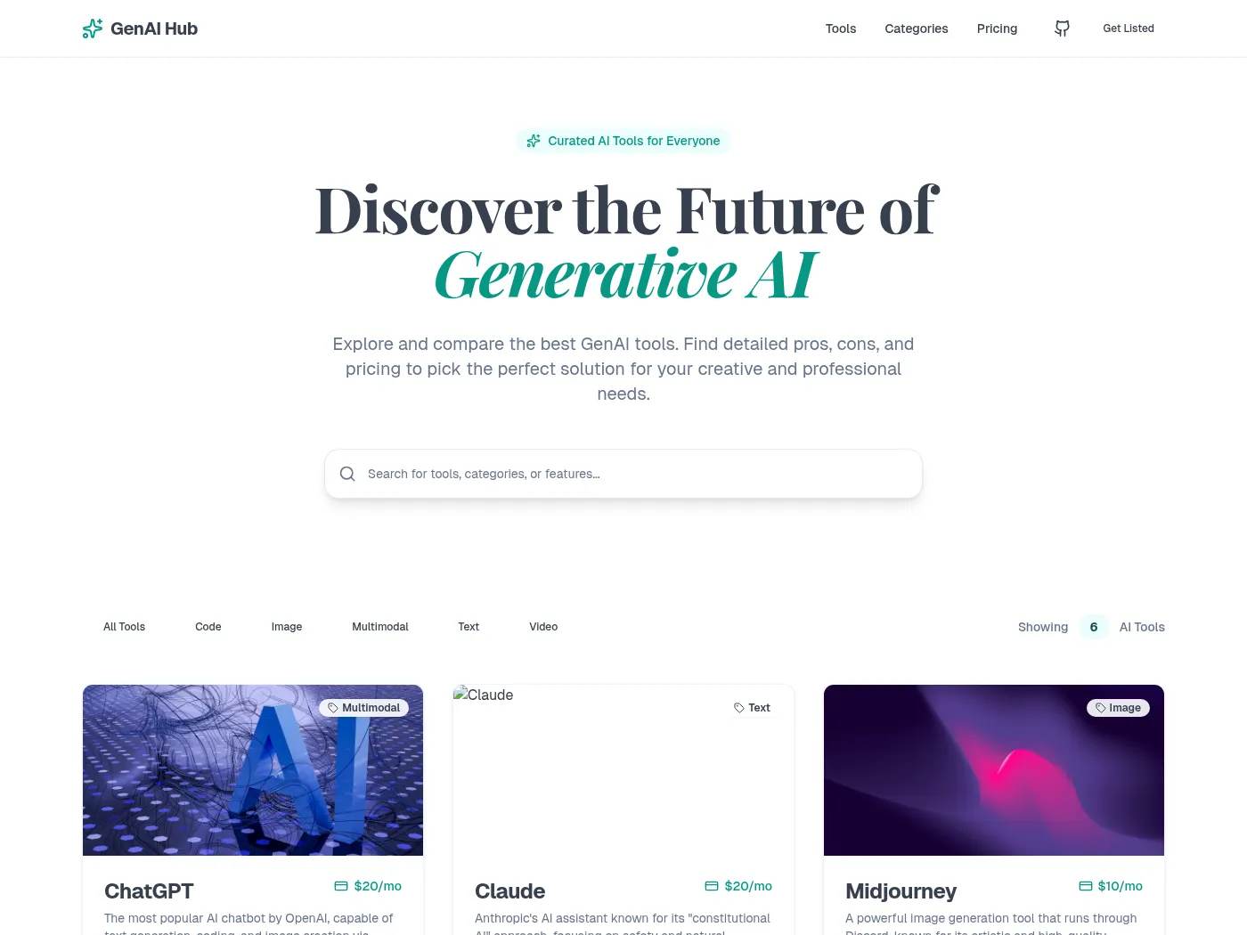 GenAI Tools Hub
