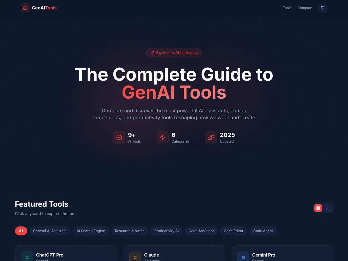 GenAI Tools Showcase