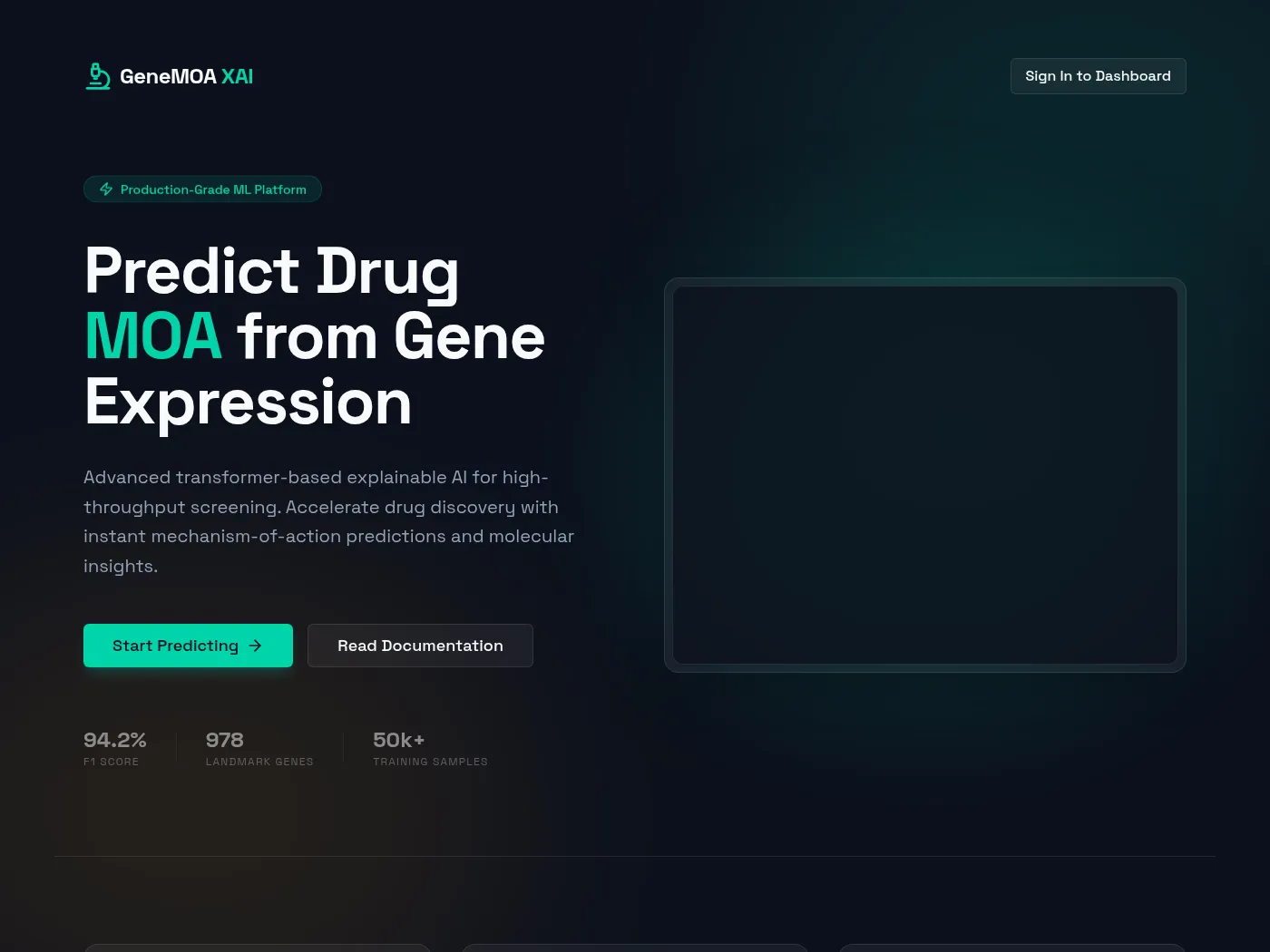 GeneMOA XAI Platform