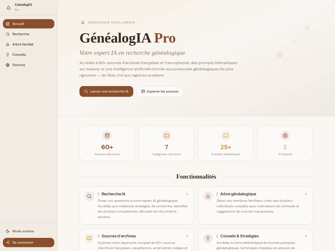 Genealogy Finder App