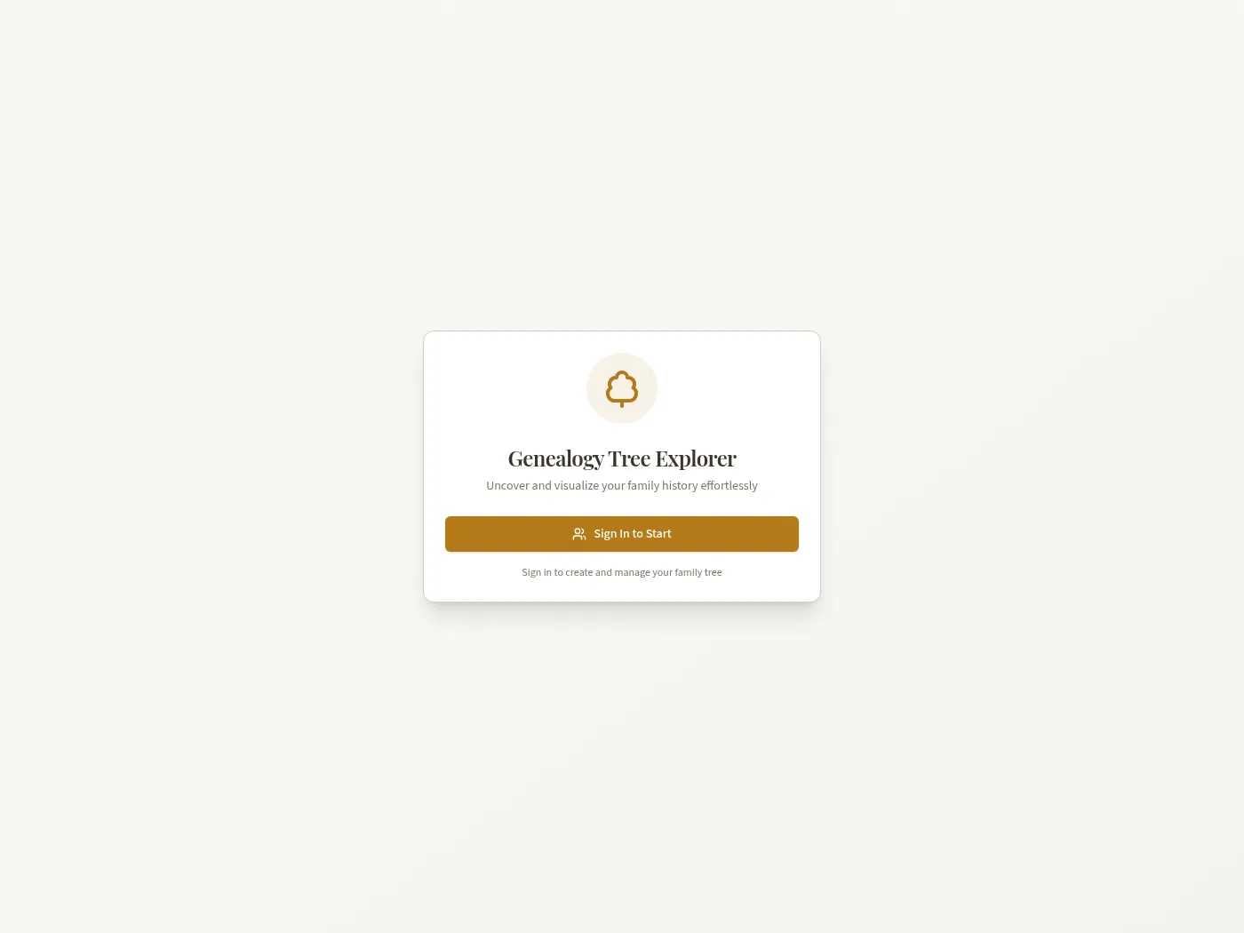 Genealogy Tree Explorer