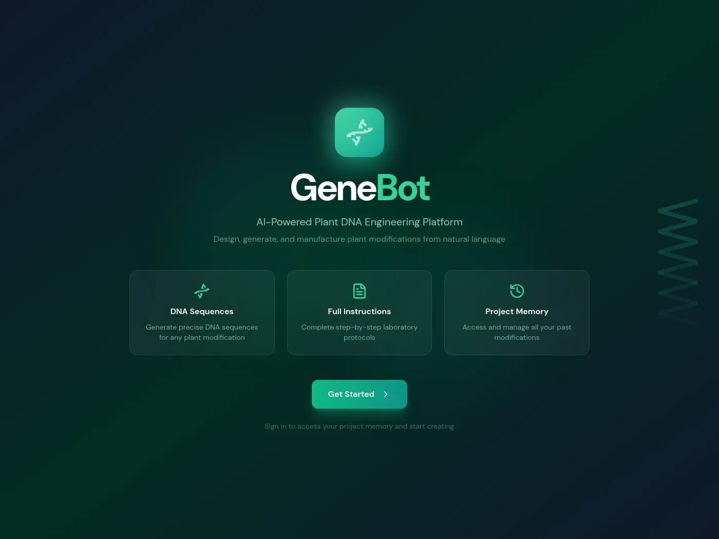 GeneBot Plant Editor