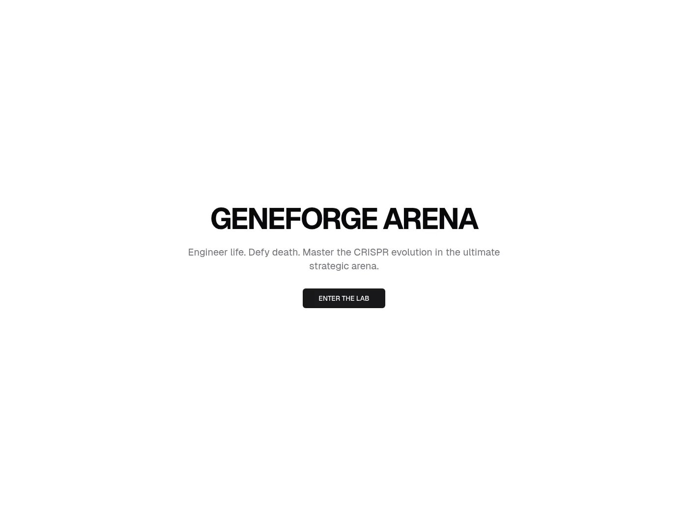 GeneForge Arena