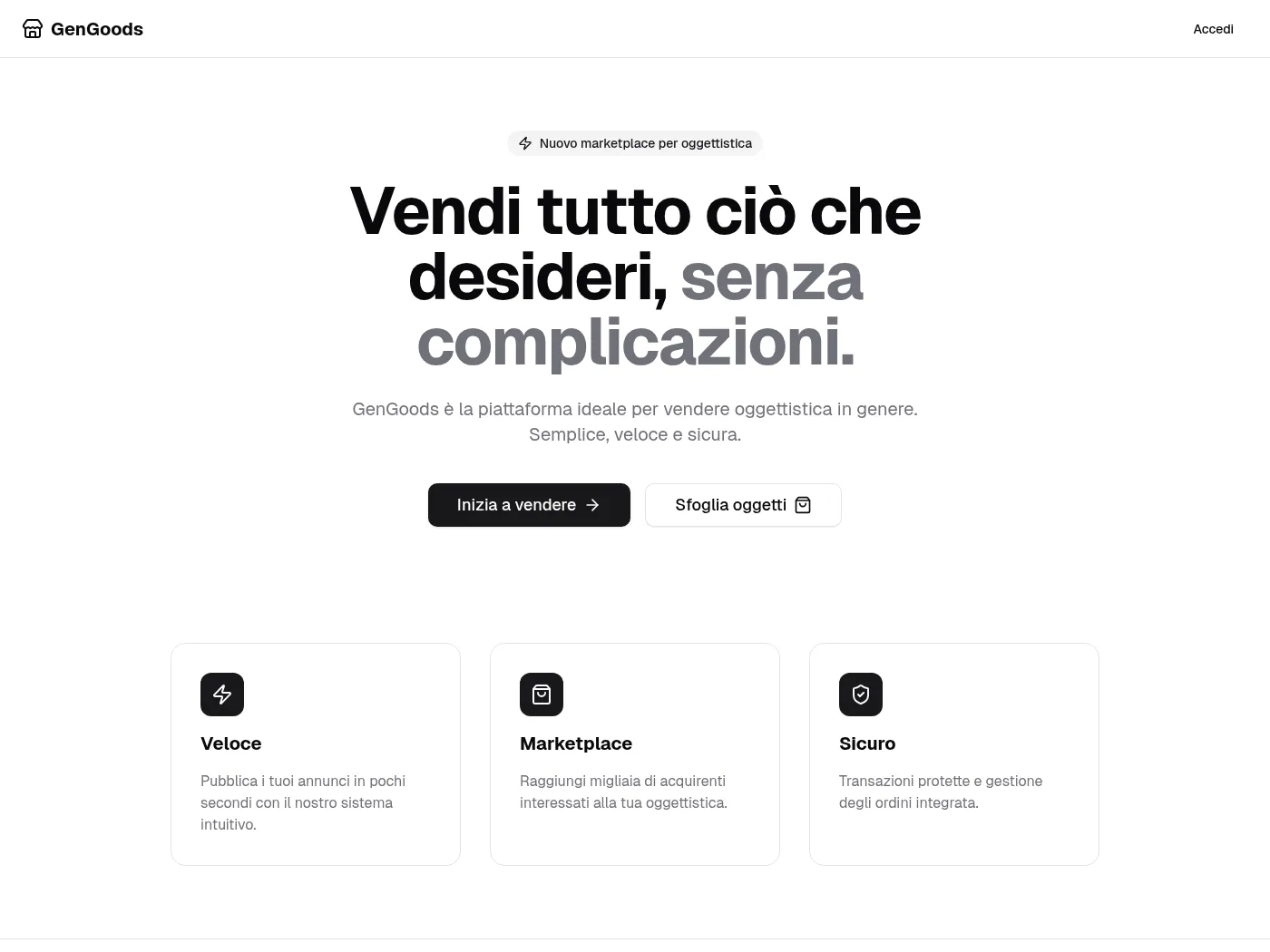 GenGoods Marketplace