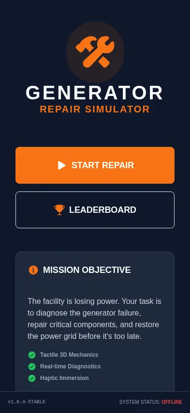 Generator Fixer Game