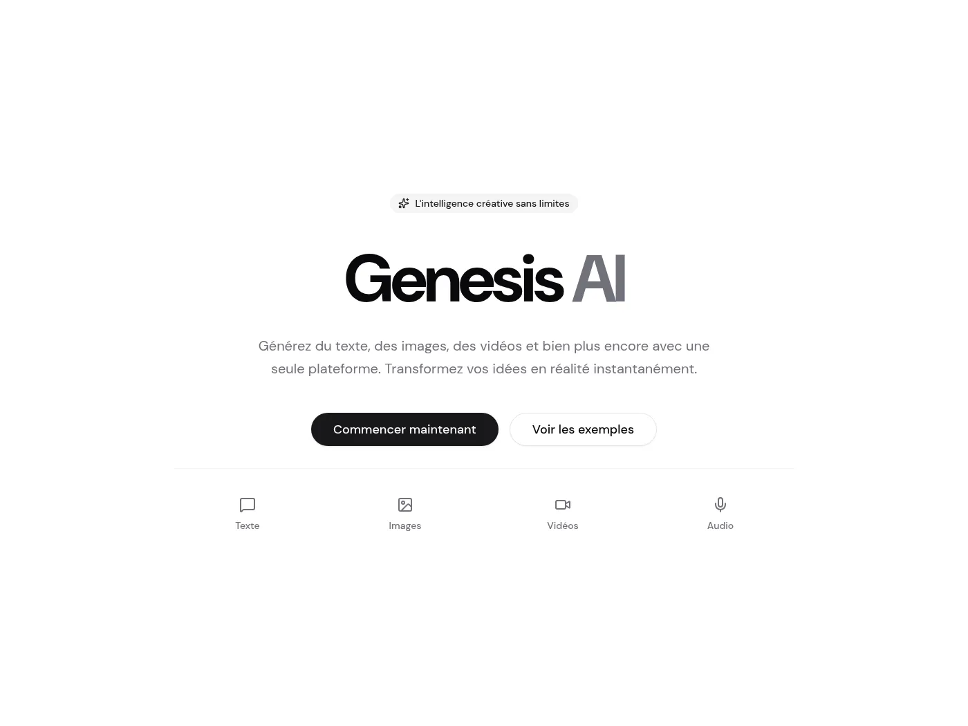 Genesis AI Creator