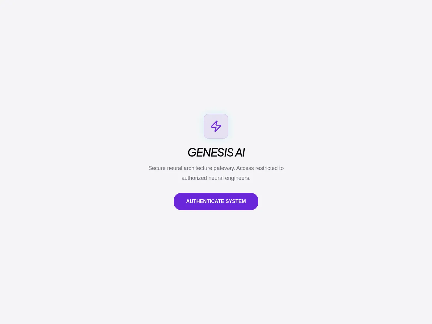 Genesis Multimodal AI System