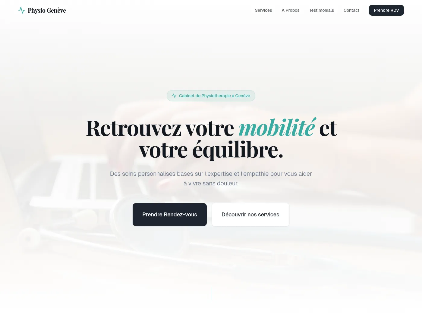Geneva Physio Web