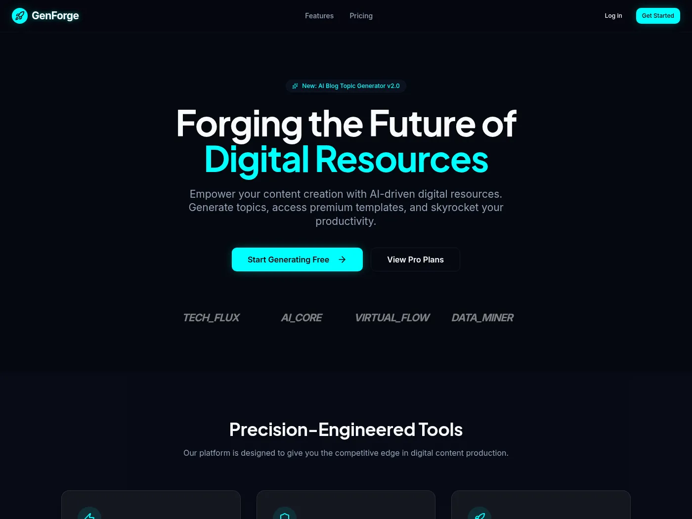 GenForge SaaS Platform