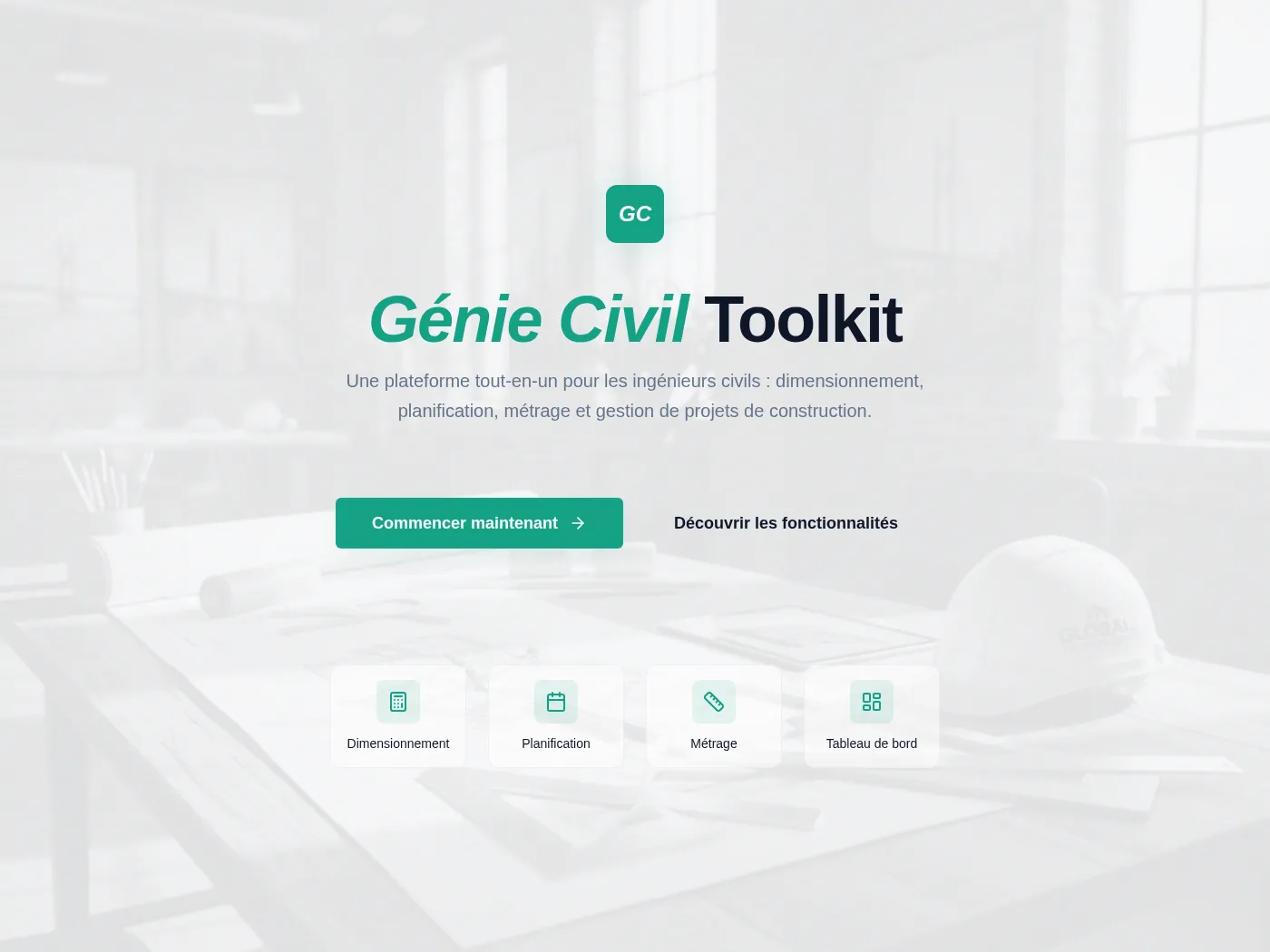 Génie Civil Toolkit