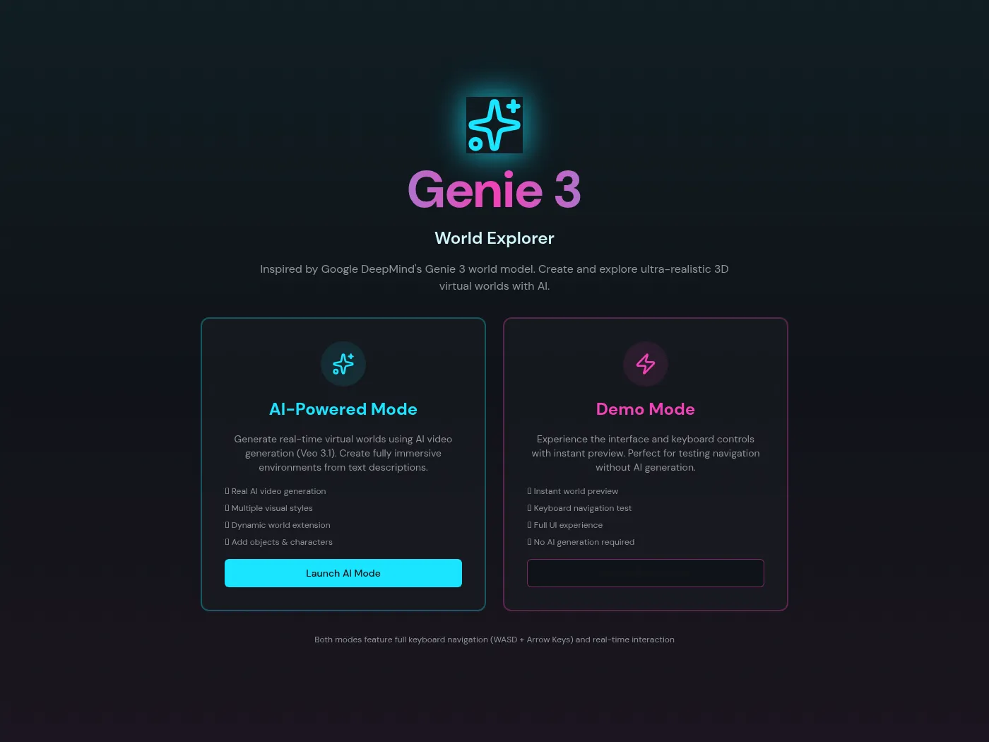 Genie 3 World Explorer