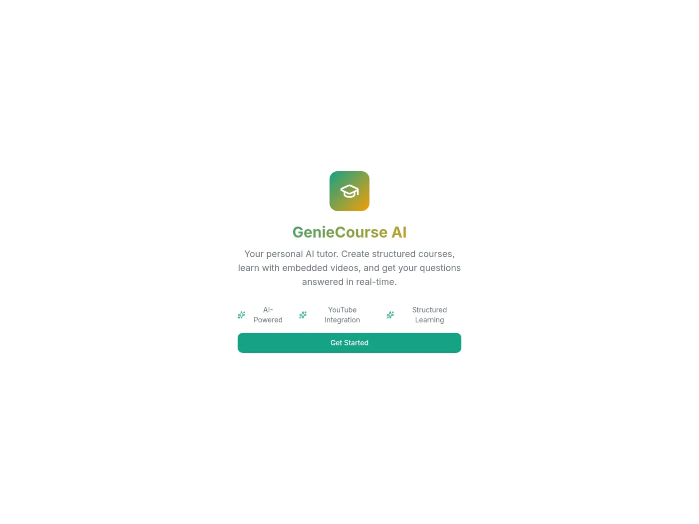 GenieCourse AI Tutor