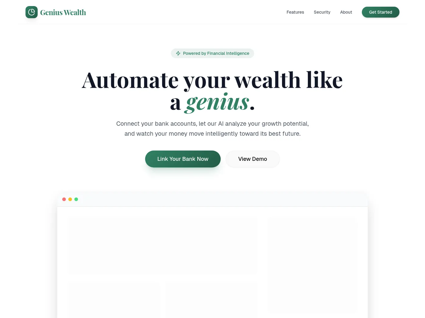 Genius Wealth Manager