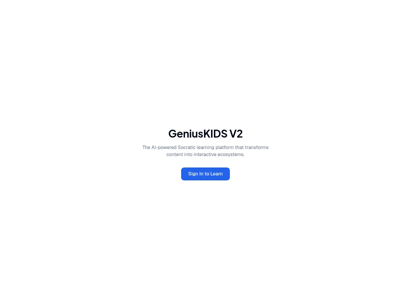 GeniusKIDS V2