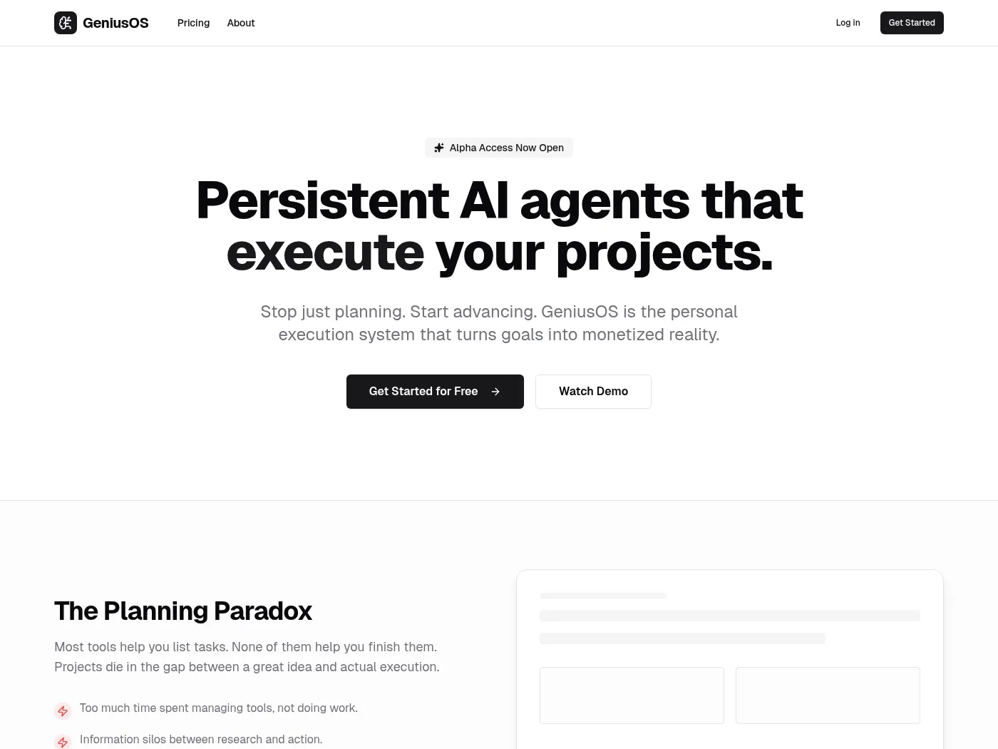 GeniusOS Execution Core