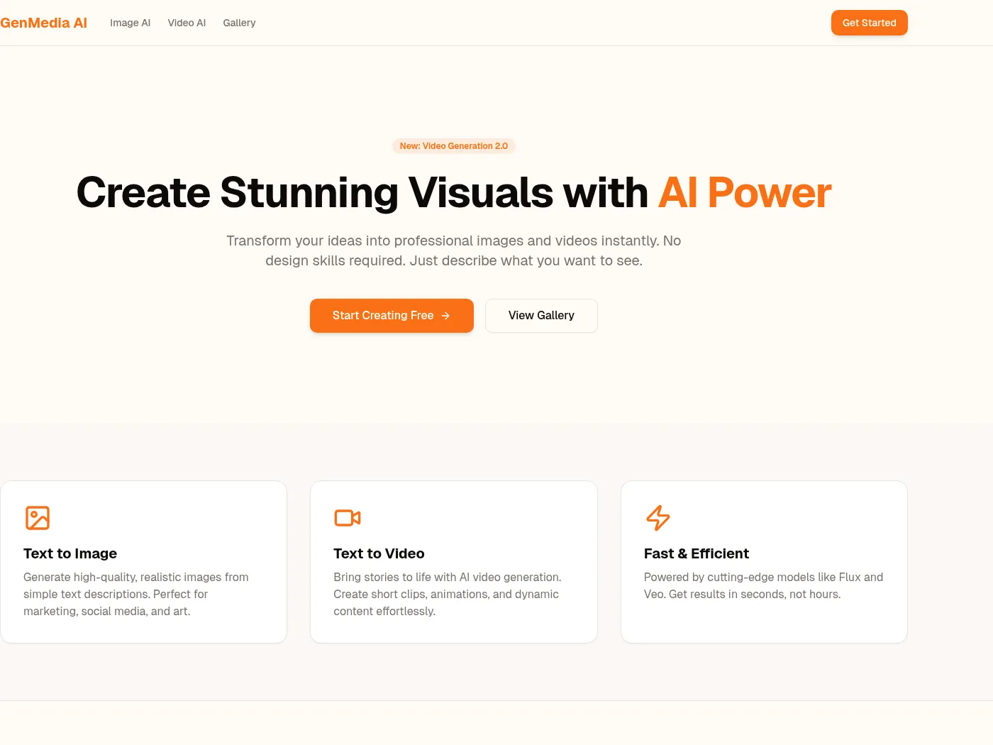 GenMedia AI Studio
