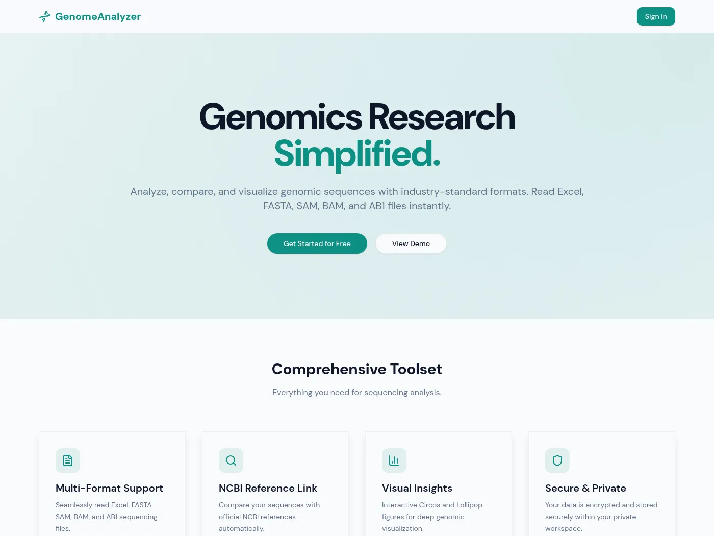 Genome Format Analyzer