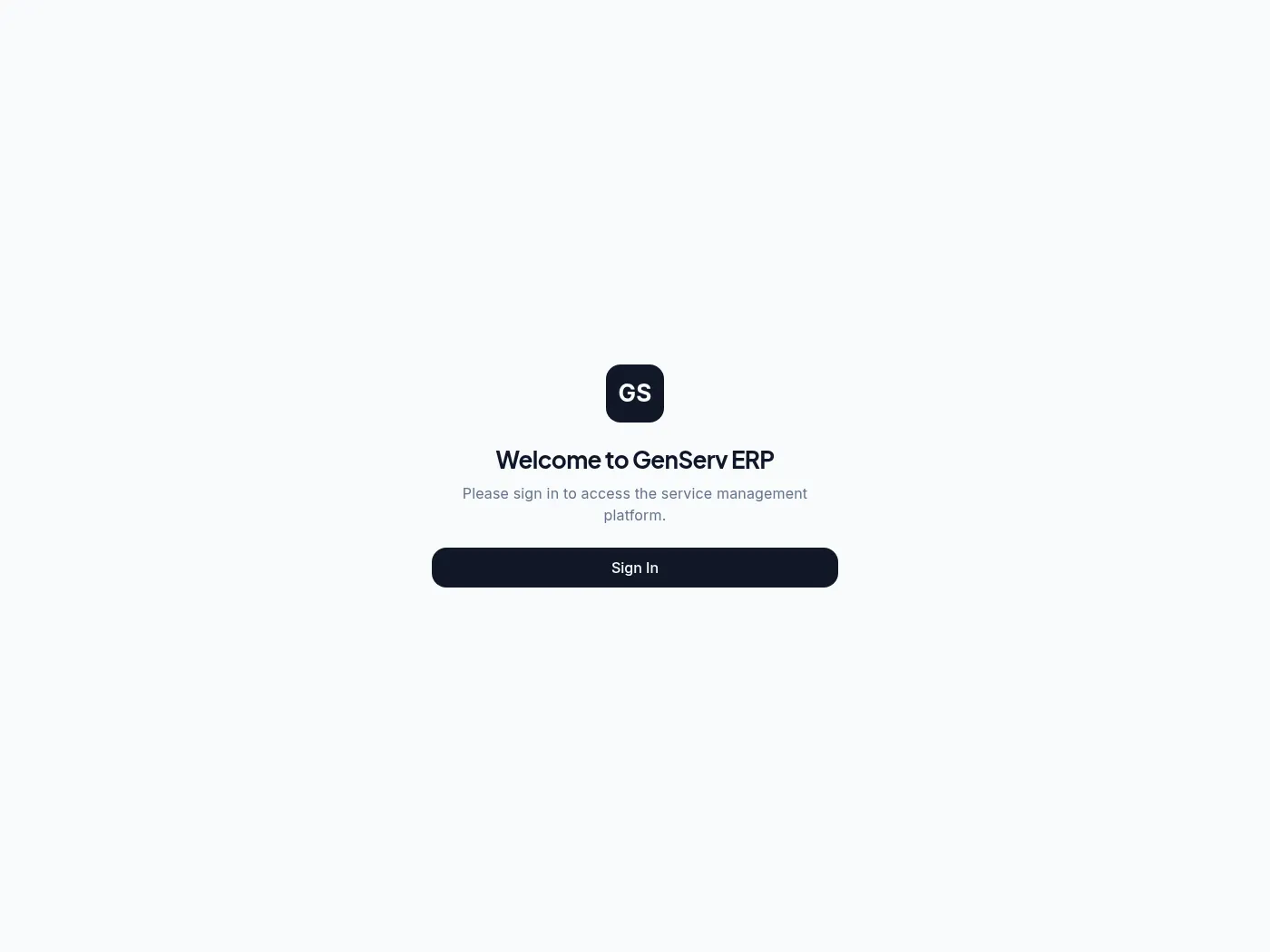GenServ ERP