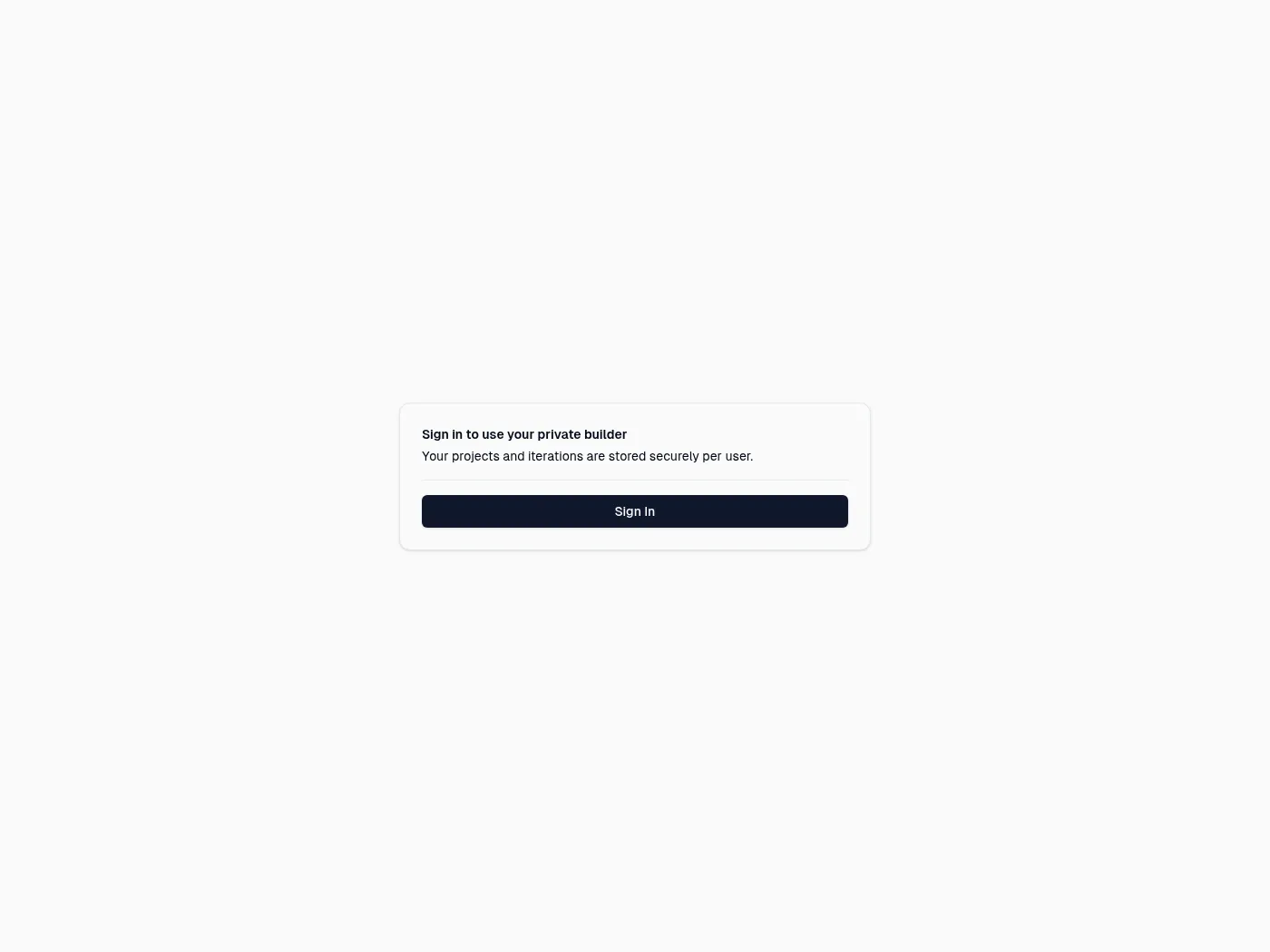 GenSite AI Builder