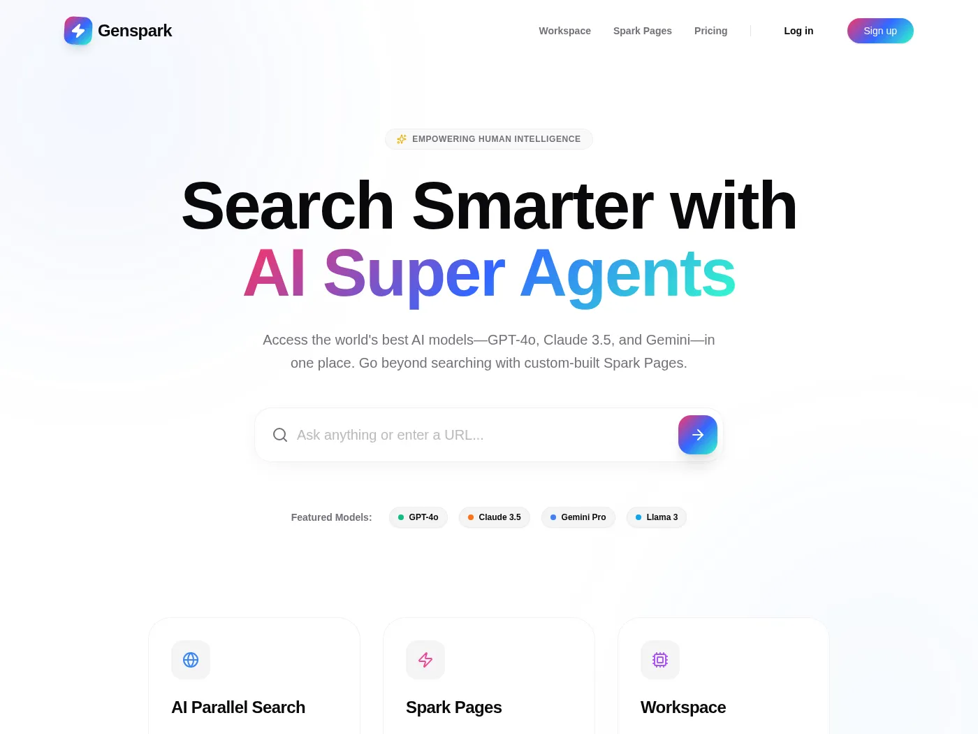 Genspark AI Clone