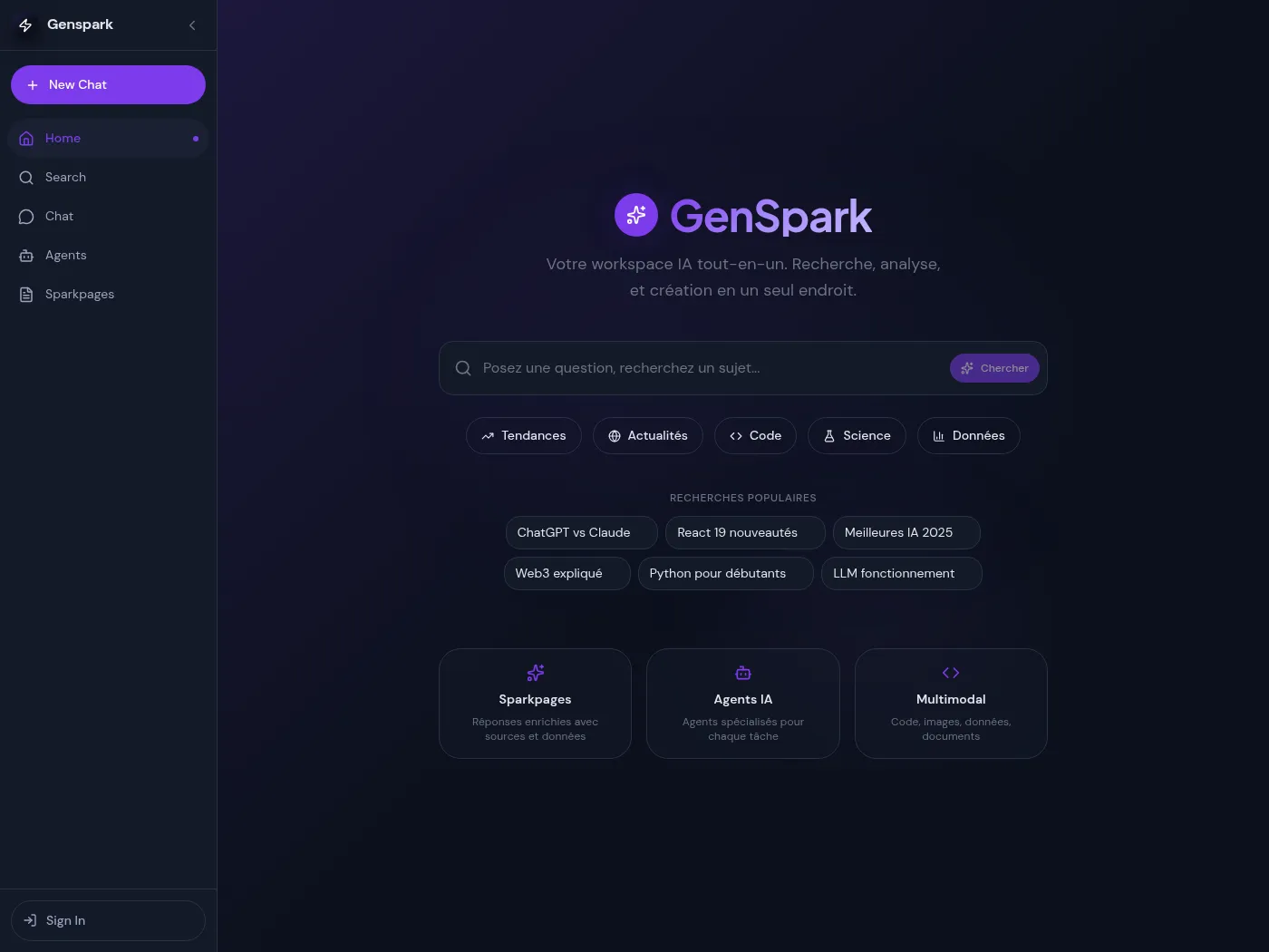 Genspark Clone