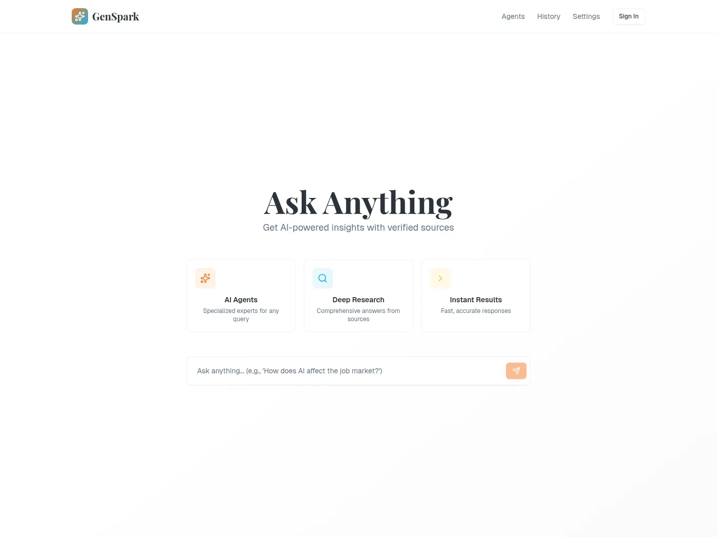GenSpark Clone