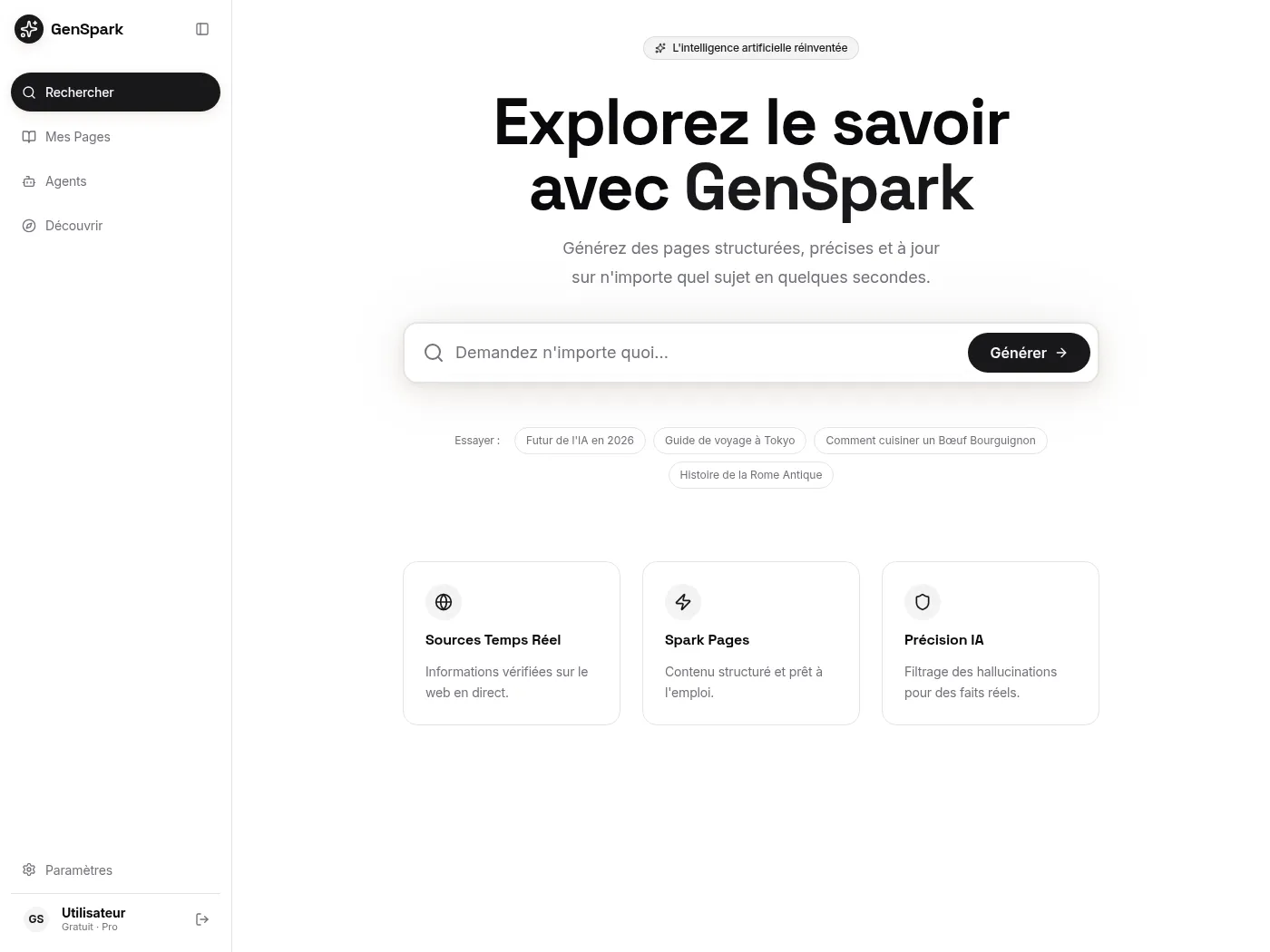 GenSpark AI Platform
