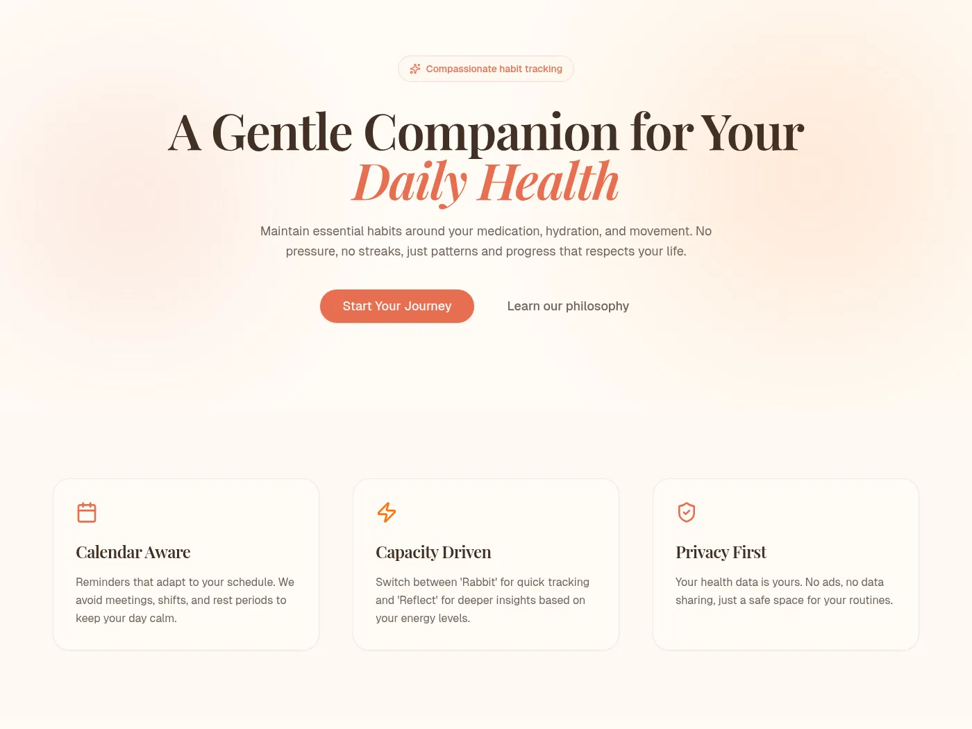 Gentle Habit Companion