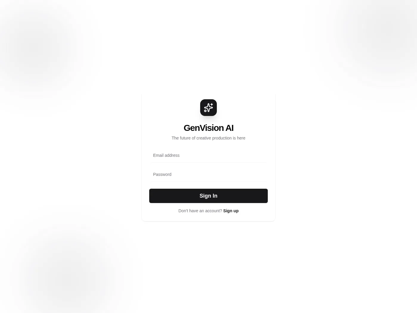 GenVision AI Studio