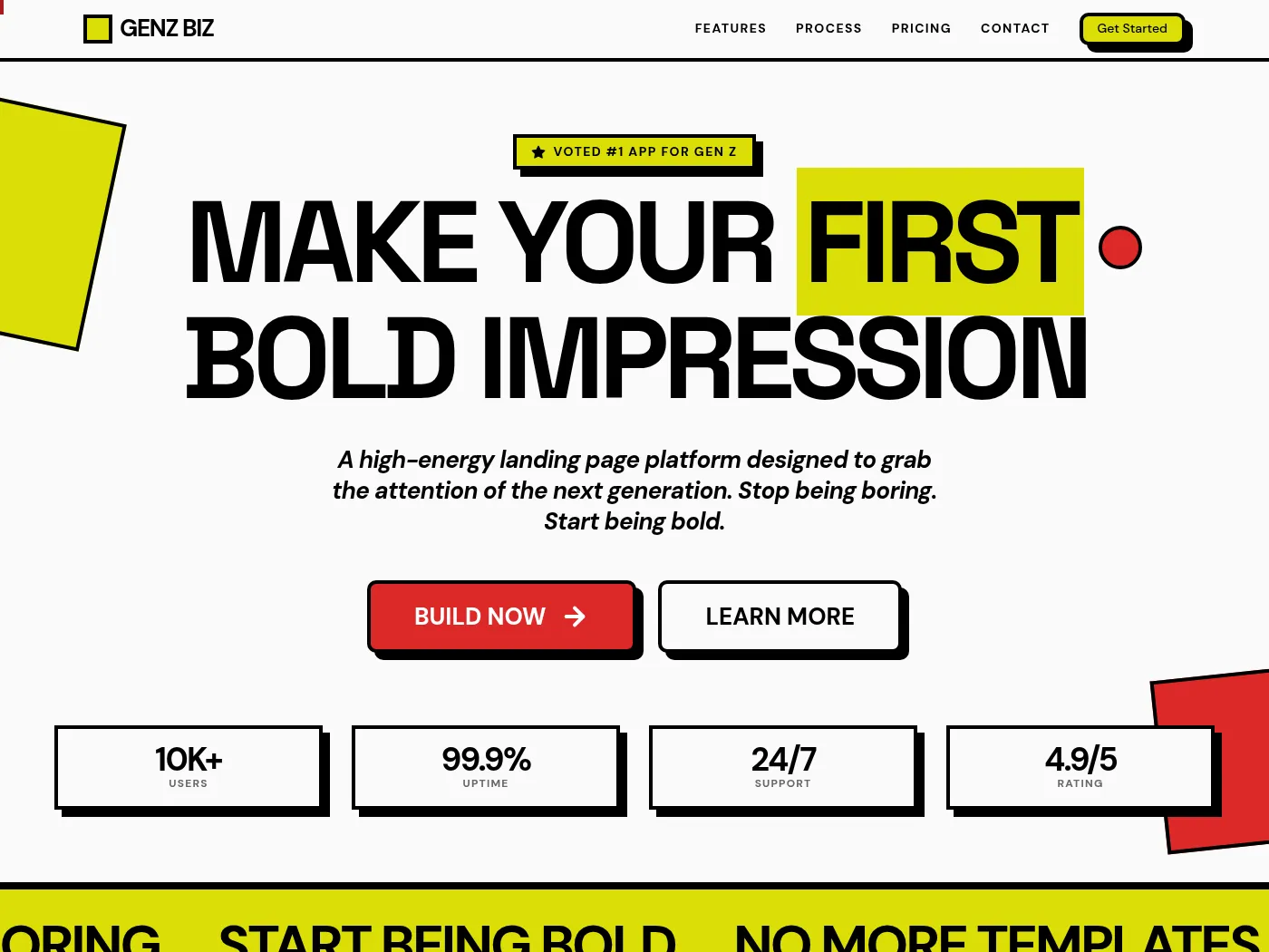 Gen Z Biz Landing