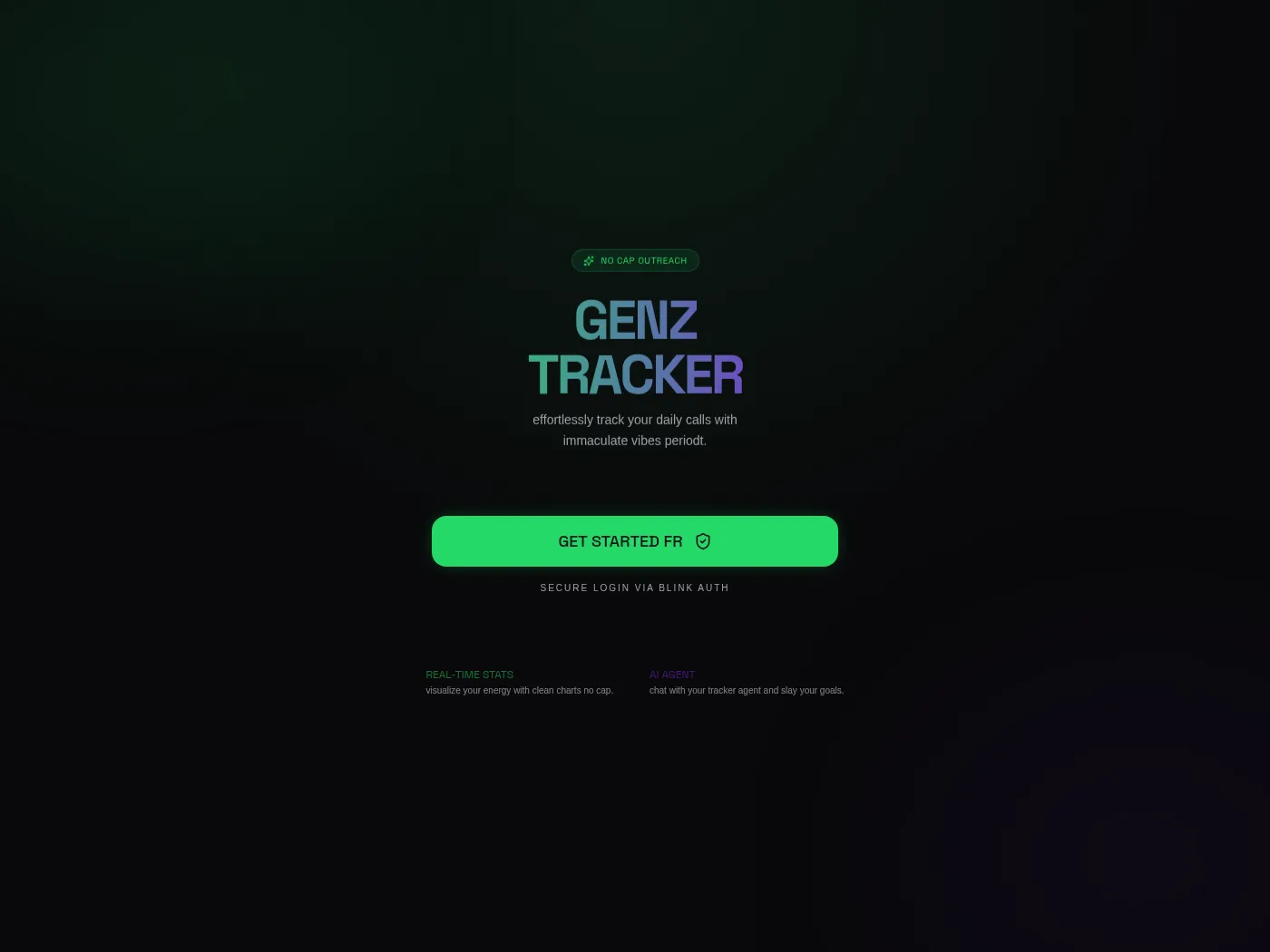 Genz Call Tracker