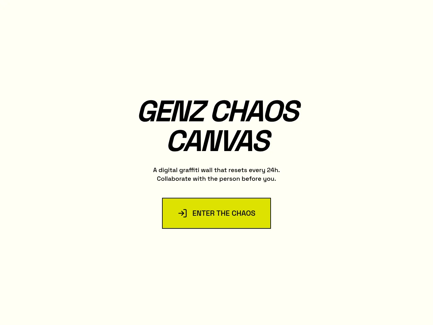 GenZ Chaos Canvas