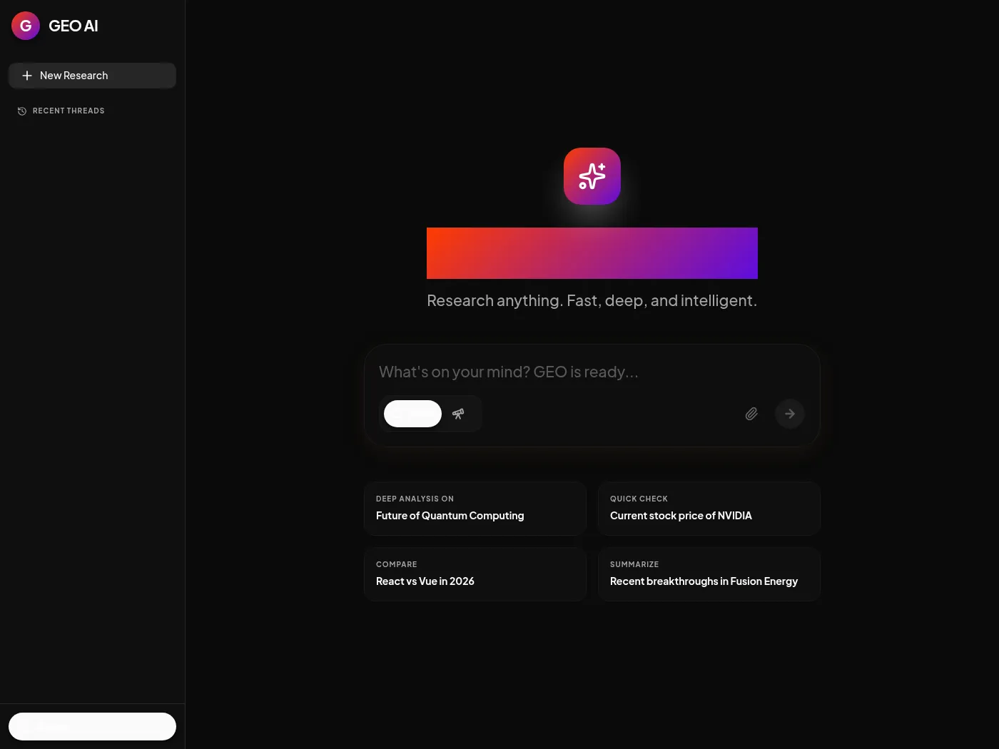 GEO AI App