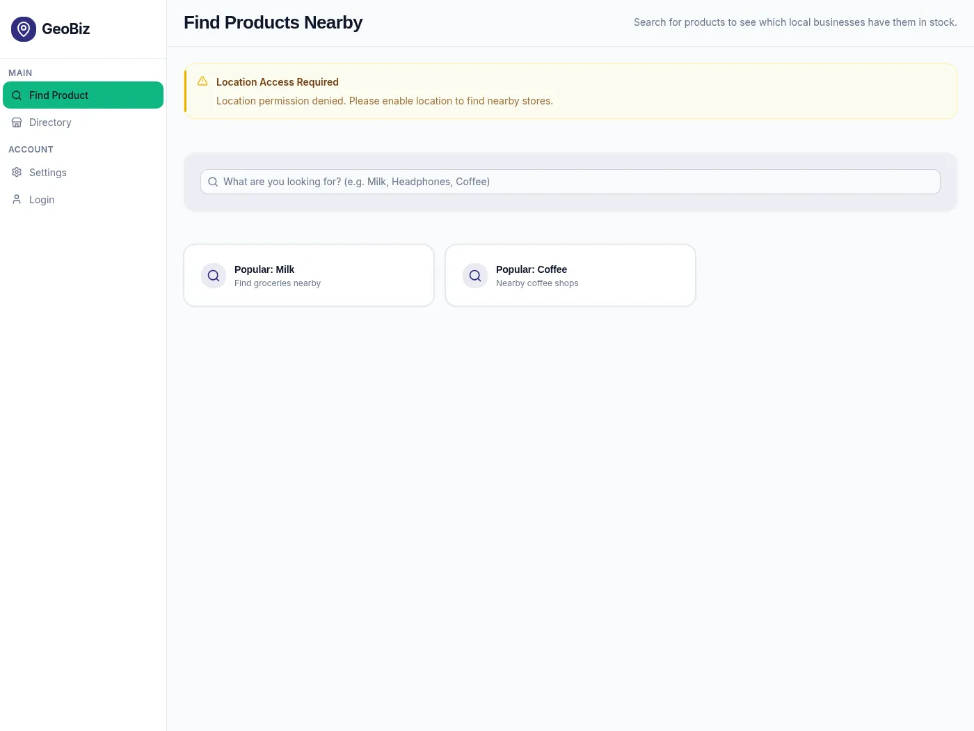 GeoBiz Finder
